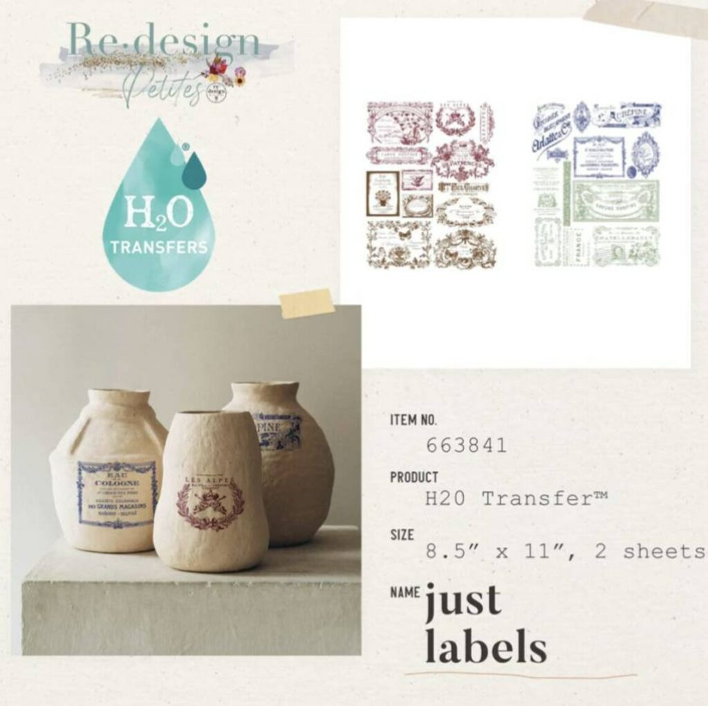 Just Labels | Redesign With Prima | H20 Decor Transfer - Vintage Charm